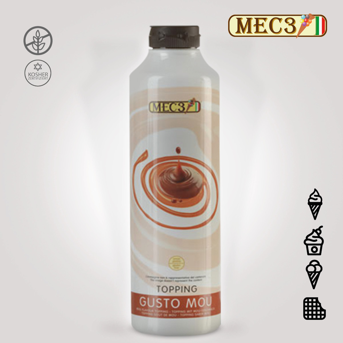 MEC3 Karamell Mou Topping Sauce - Eisbedarf365